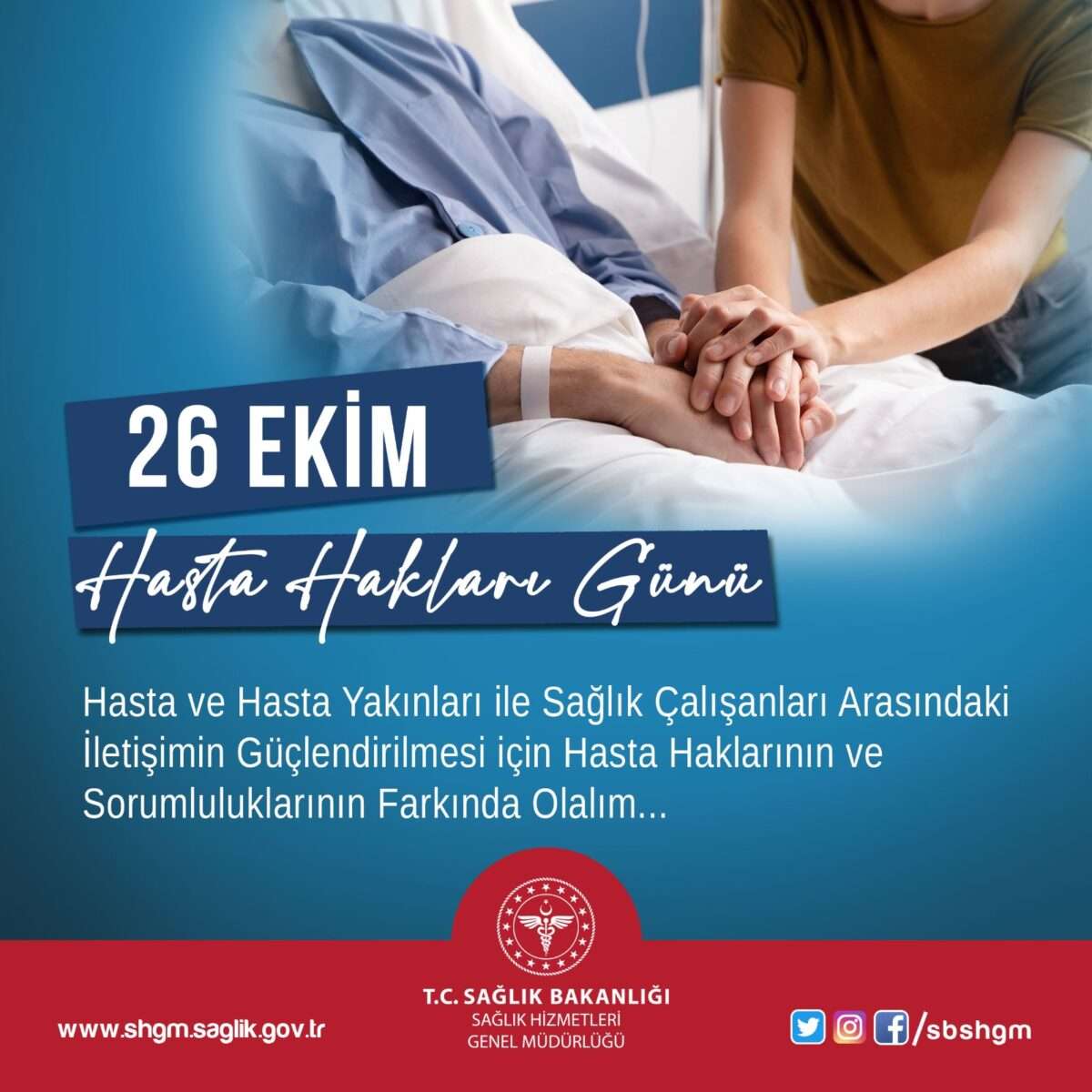 26 Ekim Hasta Hakları Günü – Hatay Mustafa Kemal Üniversitesi Hastanesi
